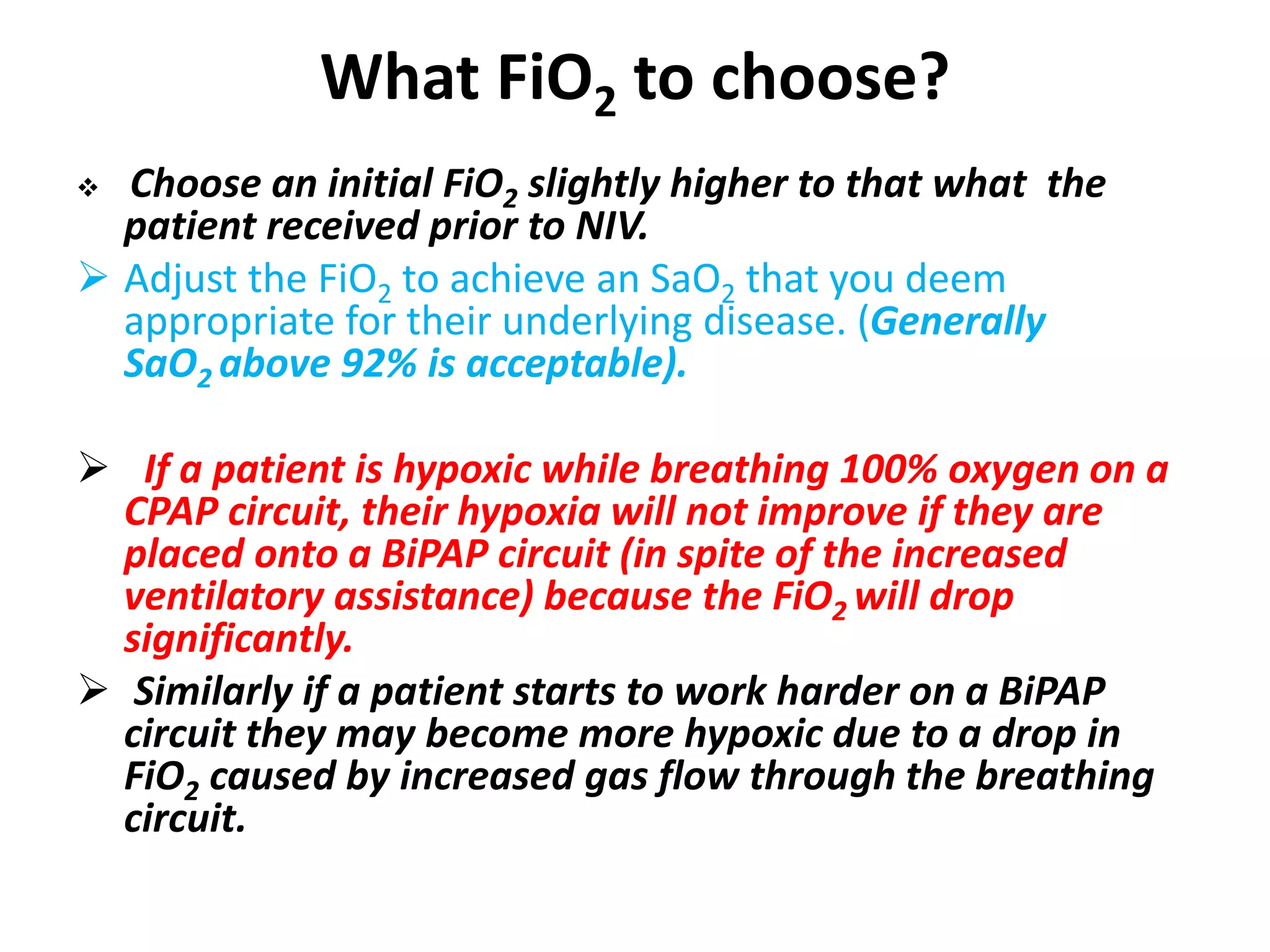 Non invasive ventilations | PPT