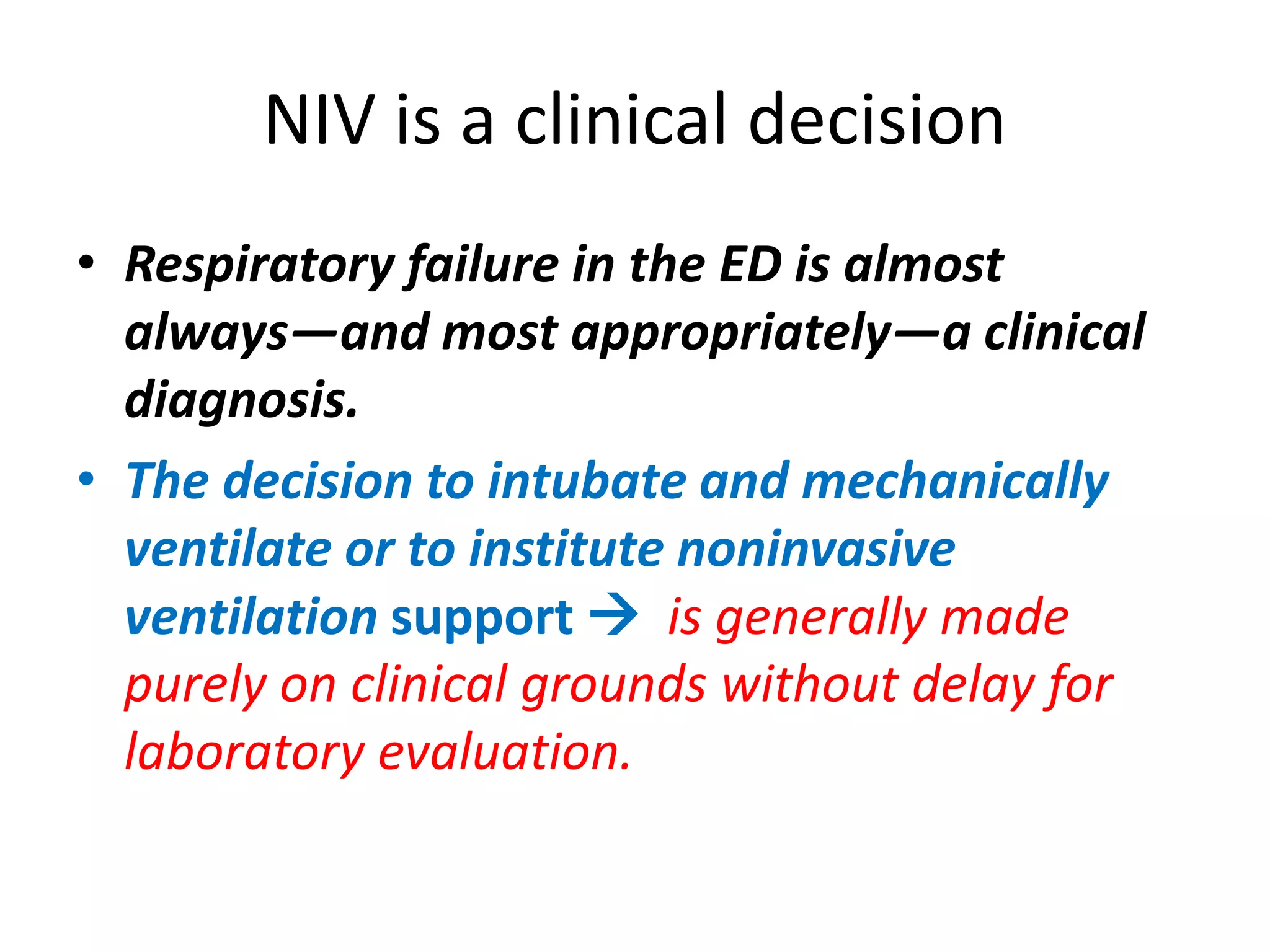 Non invasive ventilations | PPT