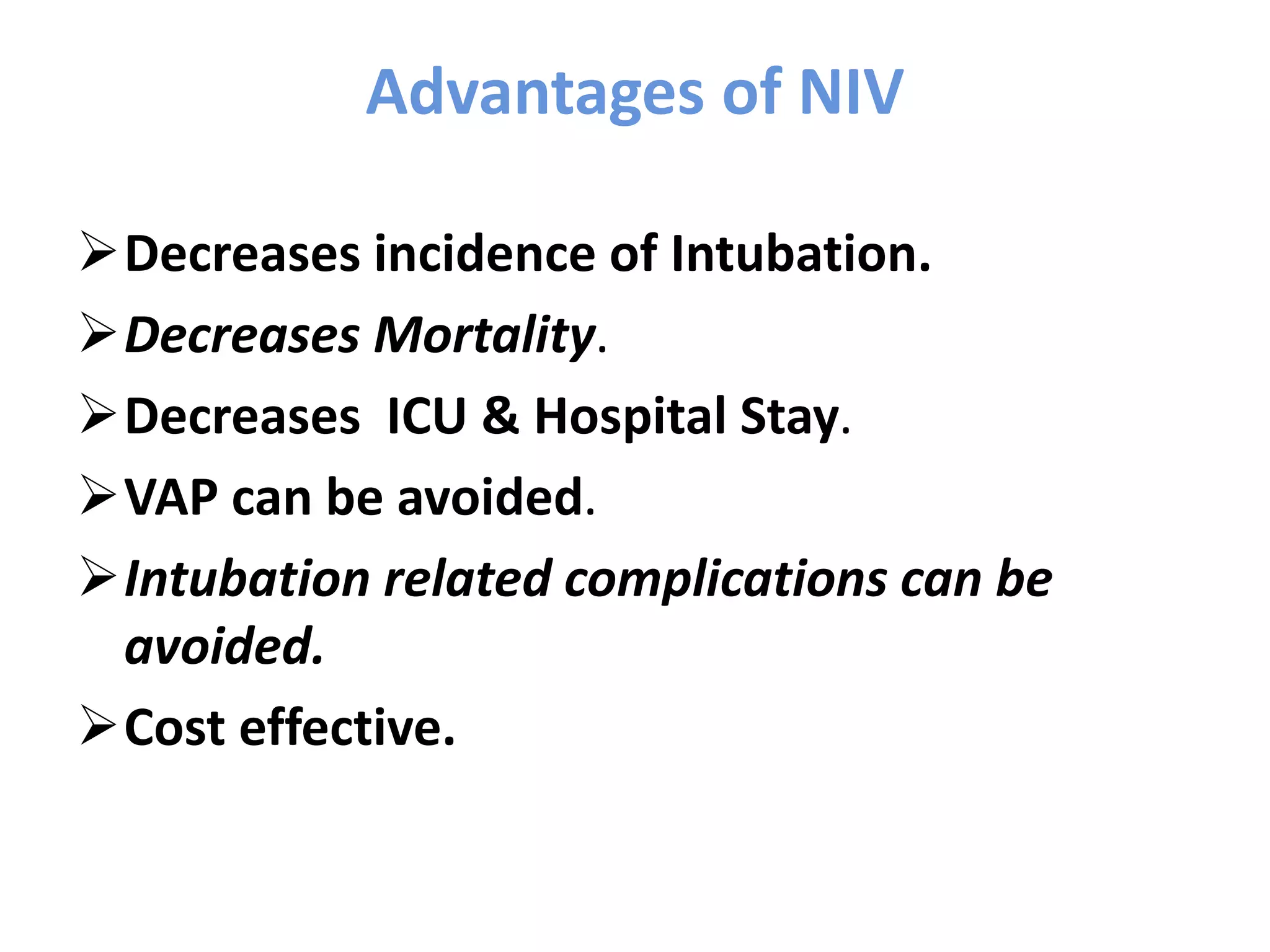Non invasive ventilations | PPT