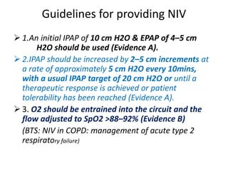 Non invasive ventilations | PPT