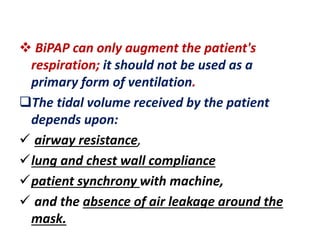 Non invasive ventilations | PPT