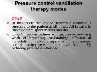 Non invasive ventillation... | PPTX