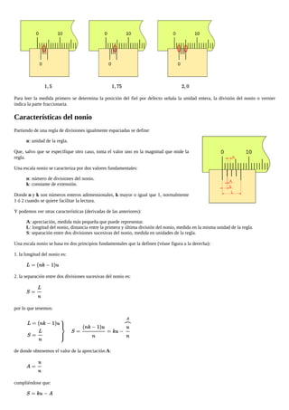 Nonio | PDF