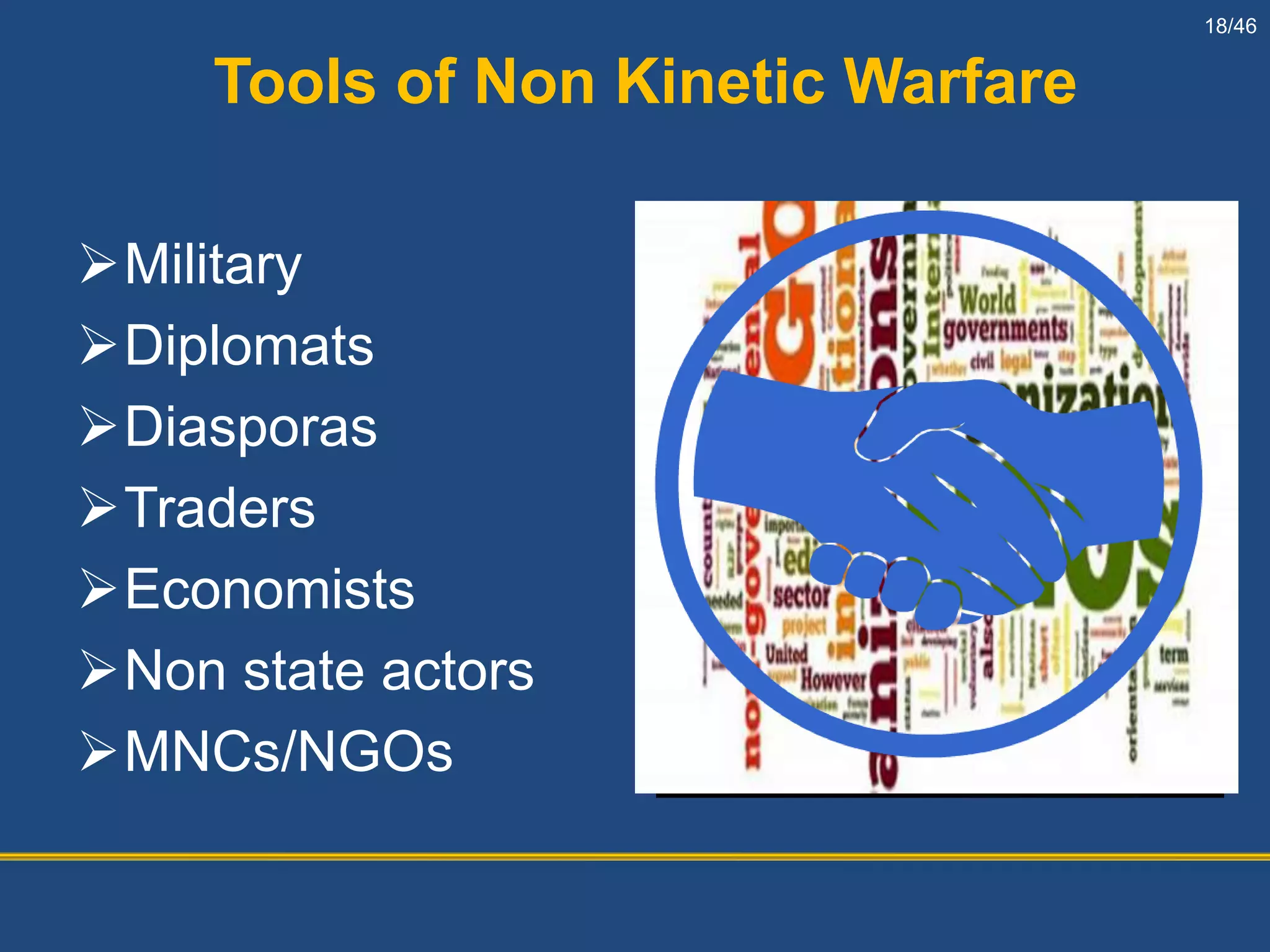 Non kinetic warfare share | PPTX