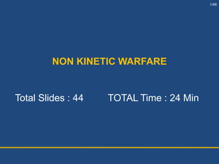 Non kinetic warfare share | PPTX