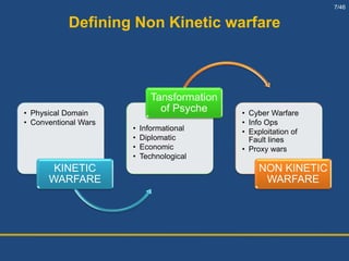 Non kinetic warfare share | PPTX
