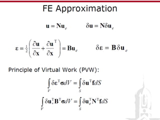 Non linear analysis | PPSX