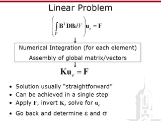 Non linear analysis | PPSX