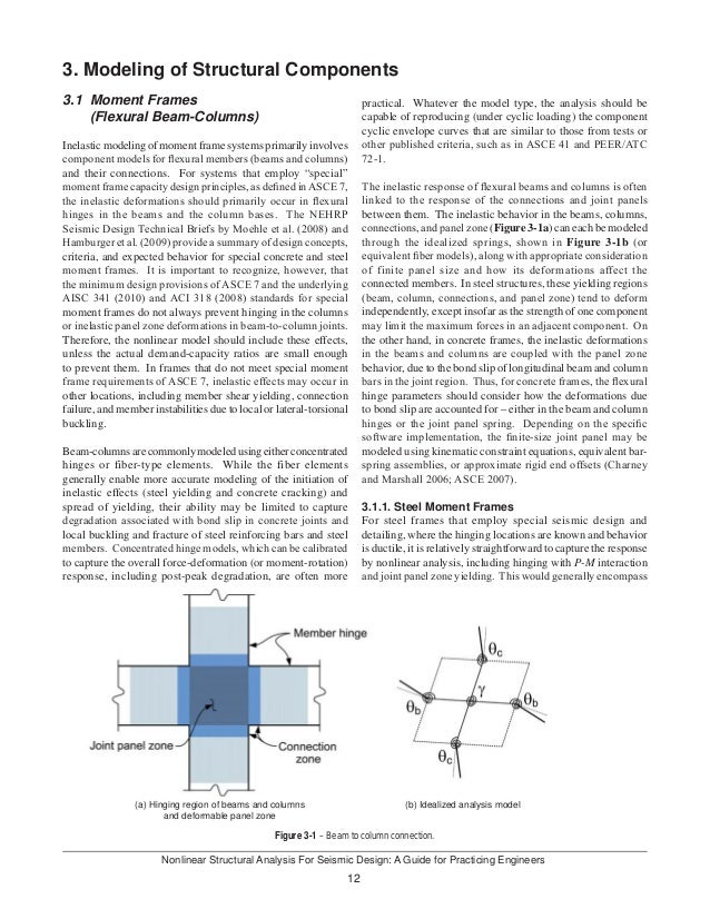 NONLINEAR STRUCTURAL ANALYSIS FOR SEISMIC DESIGN (ALL COPYRIGHT BY NI…