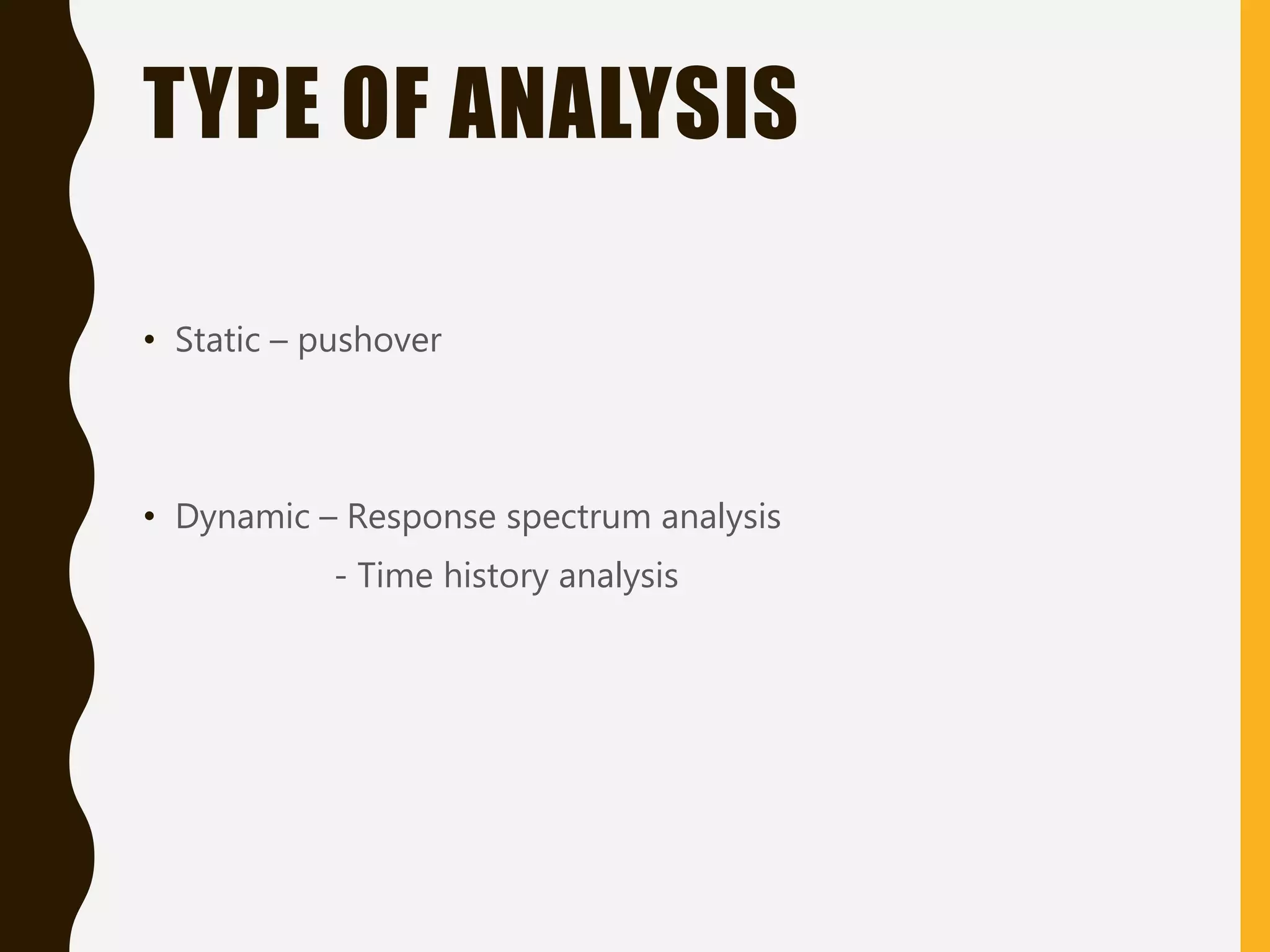 Nonlinear analysis of circular structure | PPTX
