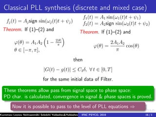 Nonlinear analysis of pll | PPT