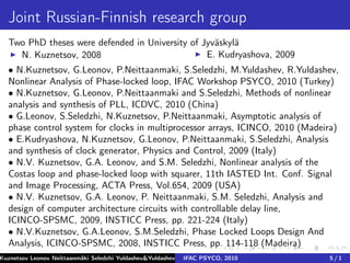 Nonlinear analysis of pll | PPT