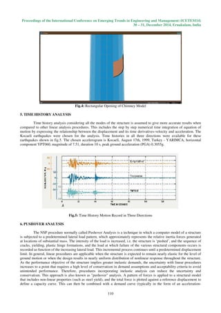 Non linear analysis of reinforced concrete chimney | PDF