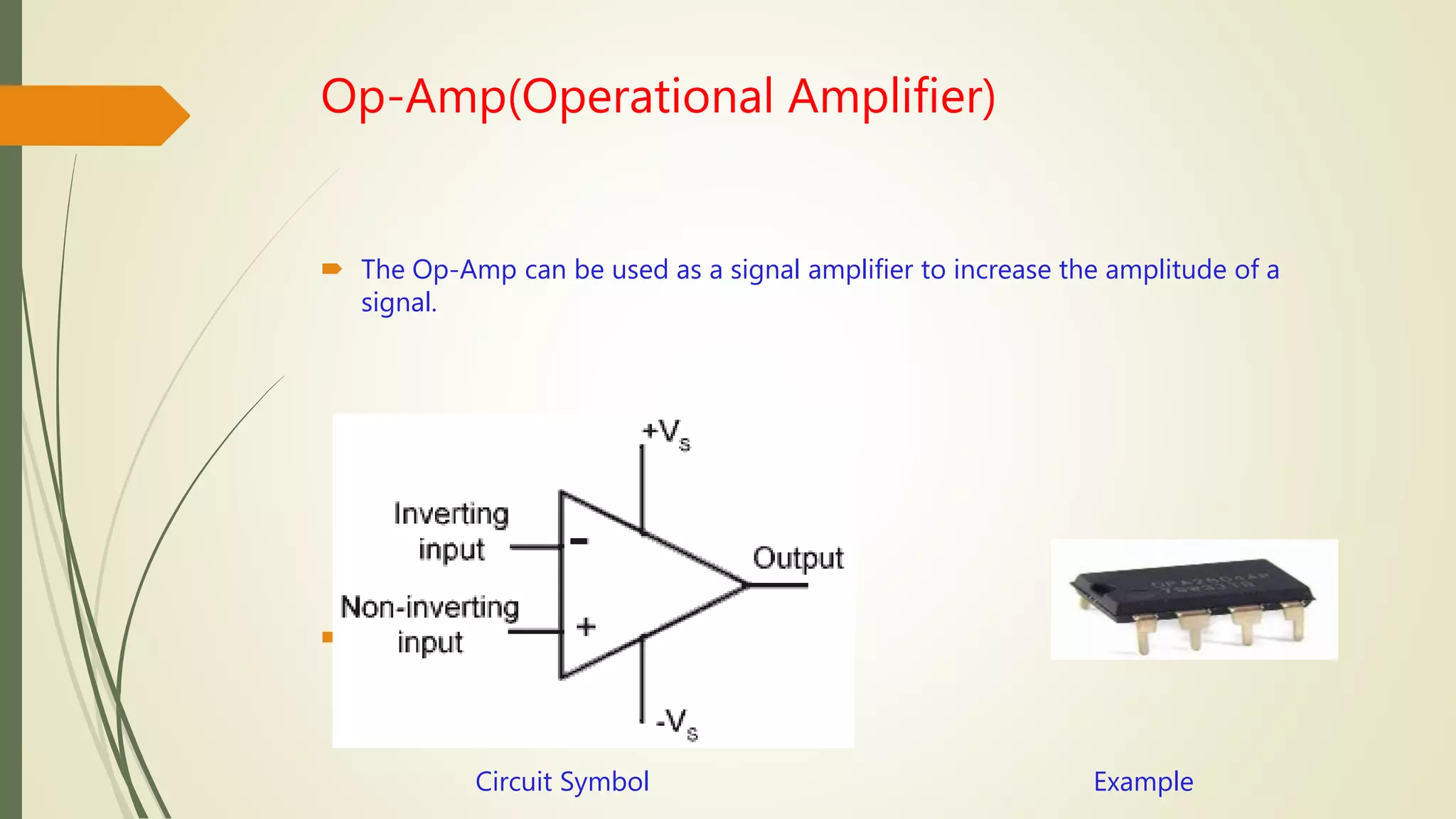 Non linear applications of op amp | PPTX