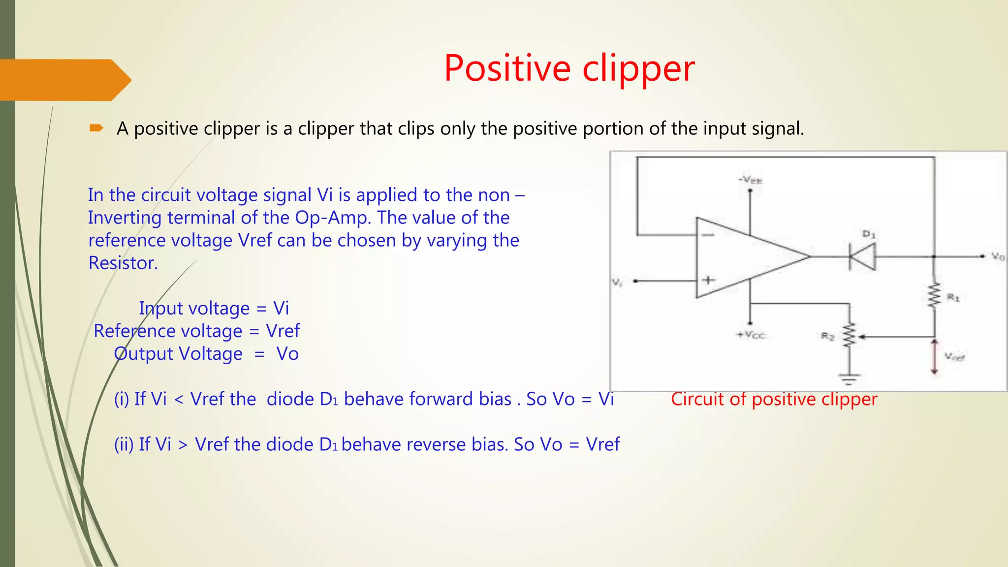 Non linear applications of op amp | PPTX