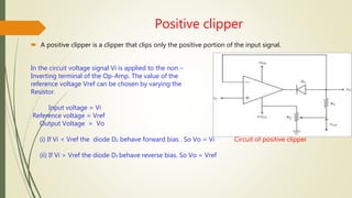 Non linear applications of op amp | PPTX