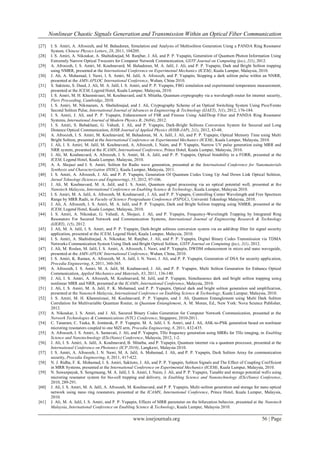 Nonlinear chaotic signals generation and transmission within an optical ...