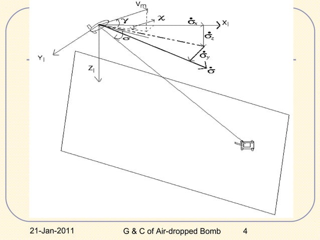 Control and Guidance law for Guided Bomb | PPT