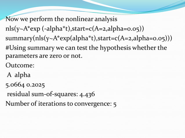 Non linear curve fitting | PPT
