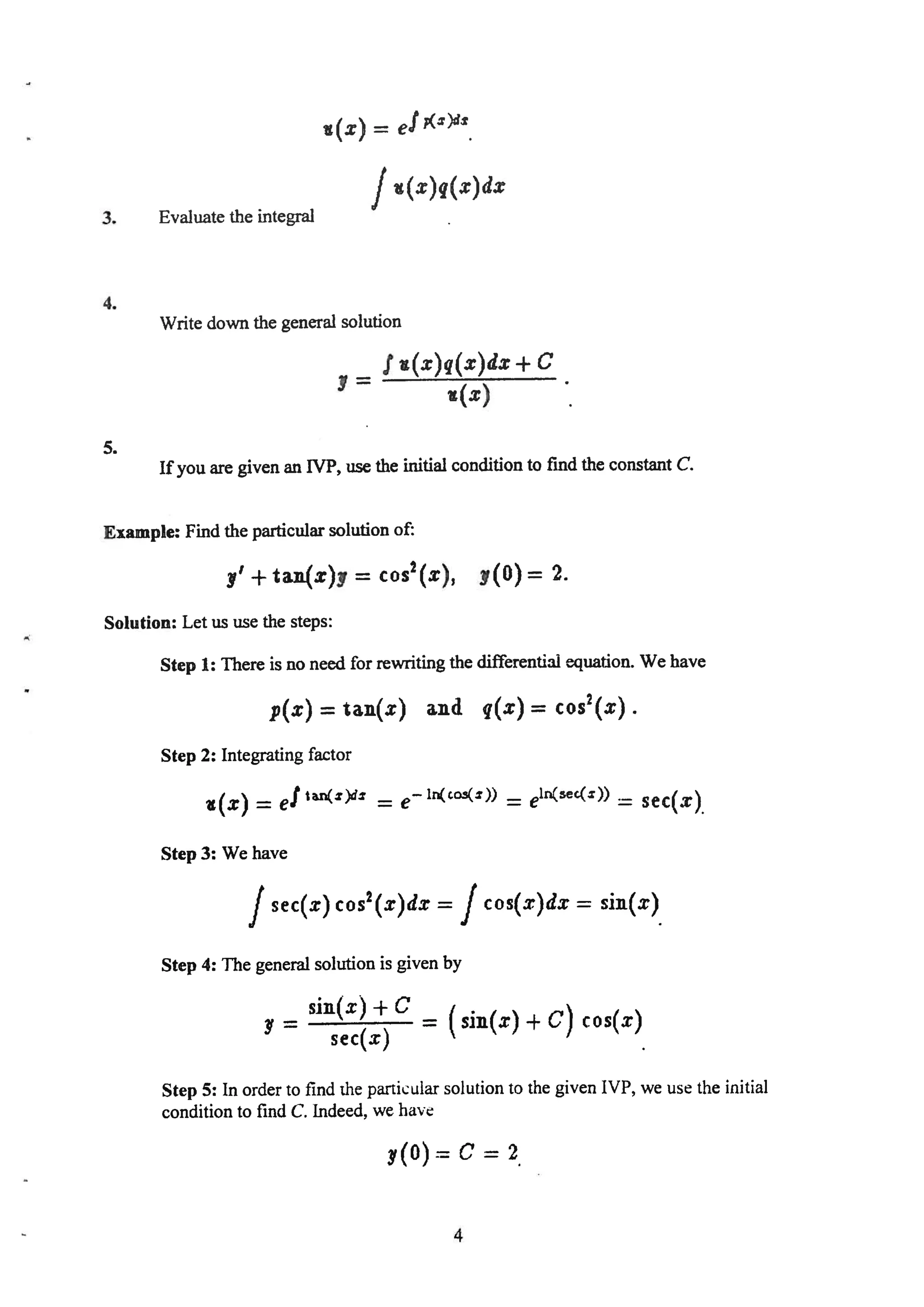 Nonlinear Differential Equations | PDF