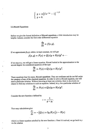 Nonlinear Differential Equations | PDF
