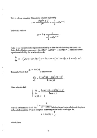 Nonlinear Differential Equations | PDF