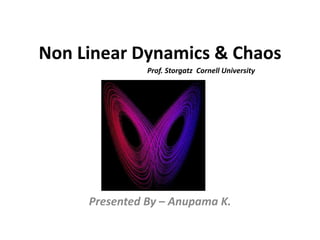 Non Linear Dynamics Basics and Theory | PPTX