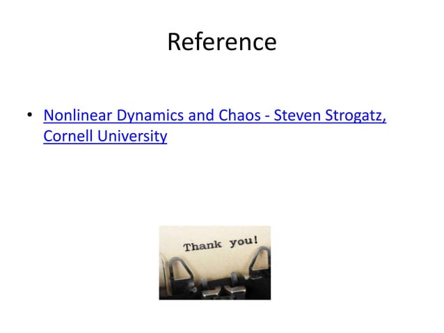 Non Linear Dynamics Basics and Theory | PPTX
