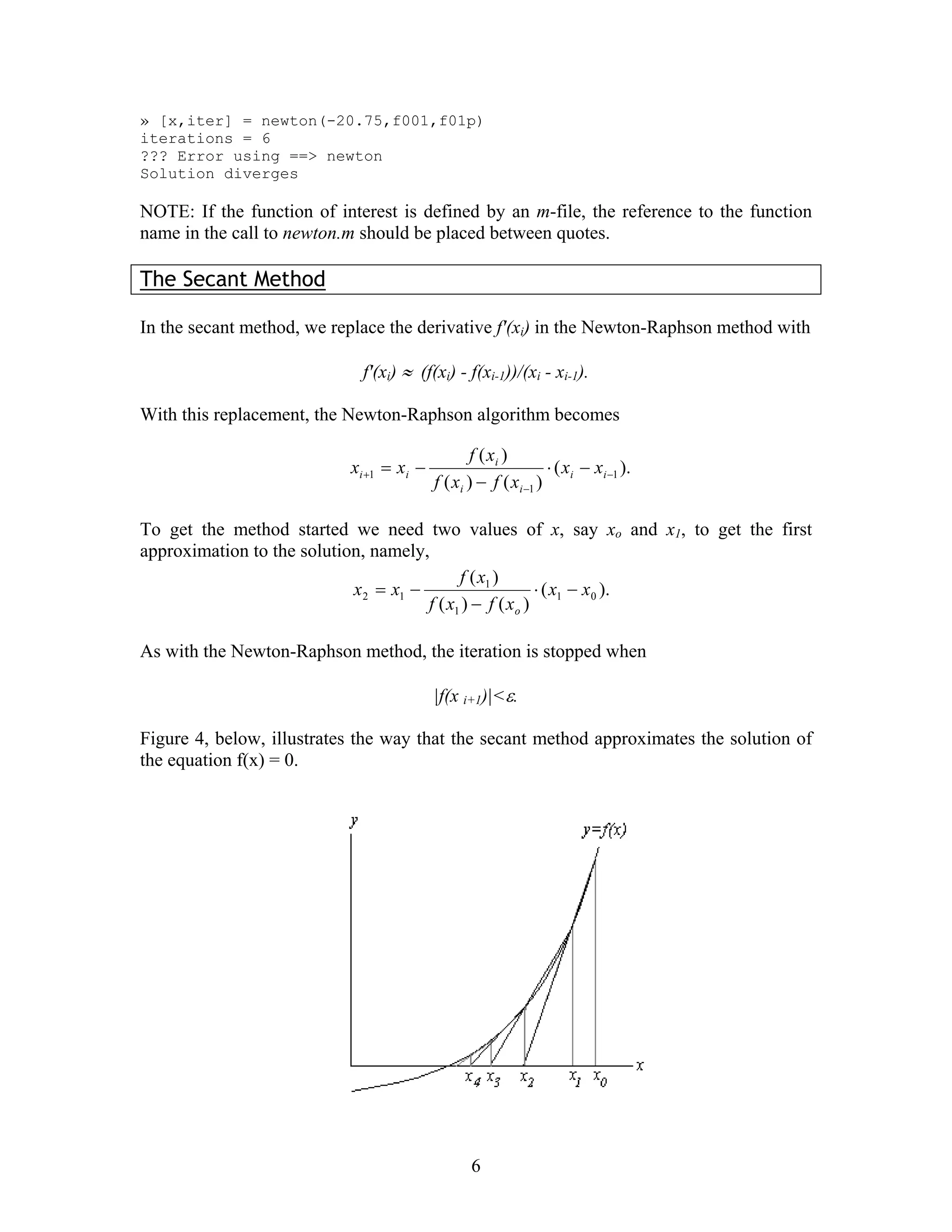 Non linearequationsmatlab | PDF