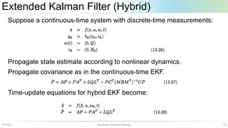 Sensor Fusion Study - Ch13. Nonlinear Kalman Filtering [Ahn Min Sung] | PPT