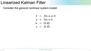 Sensor Fusion Study - Ch13. Nonlinear Kalman Filtering [Ahn Min Sung] | PPT