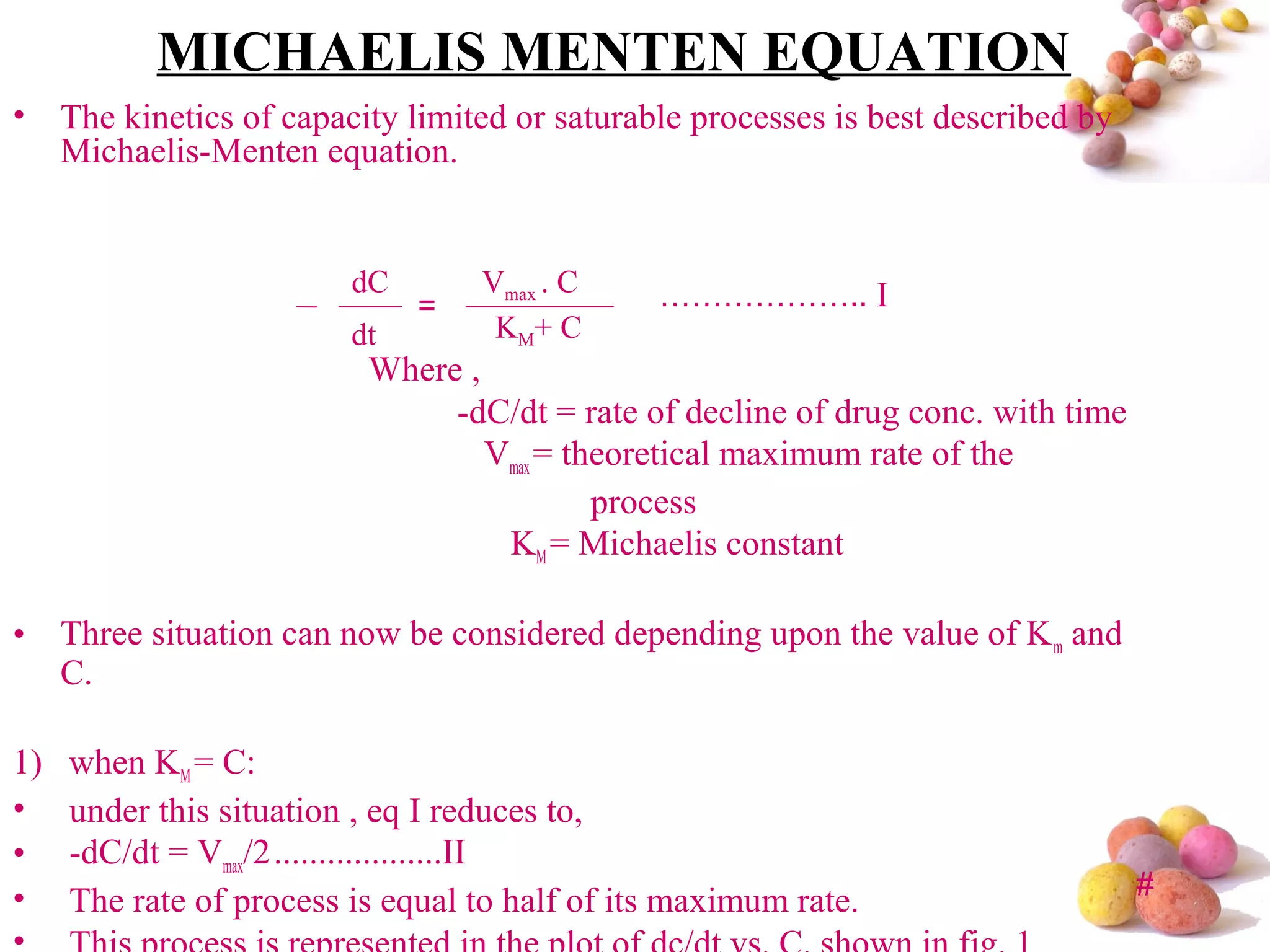 Non linear kinetics | PPT