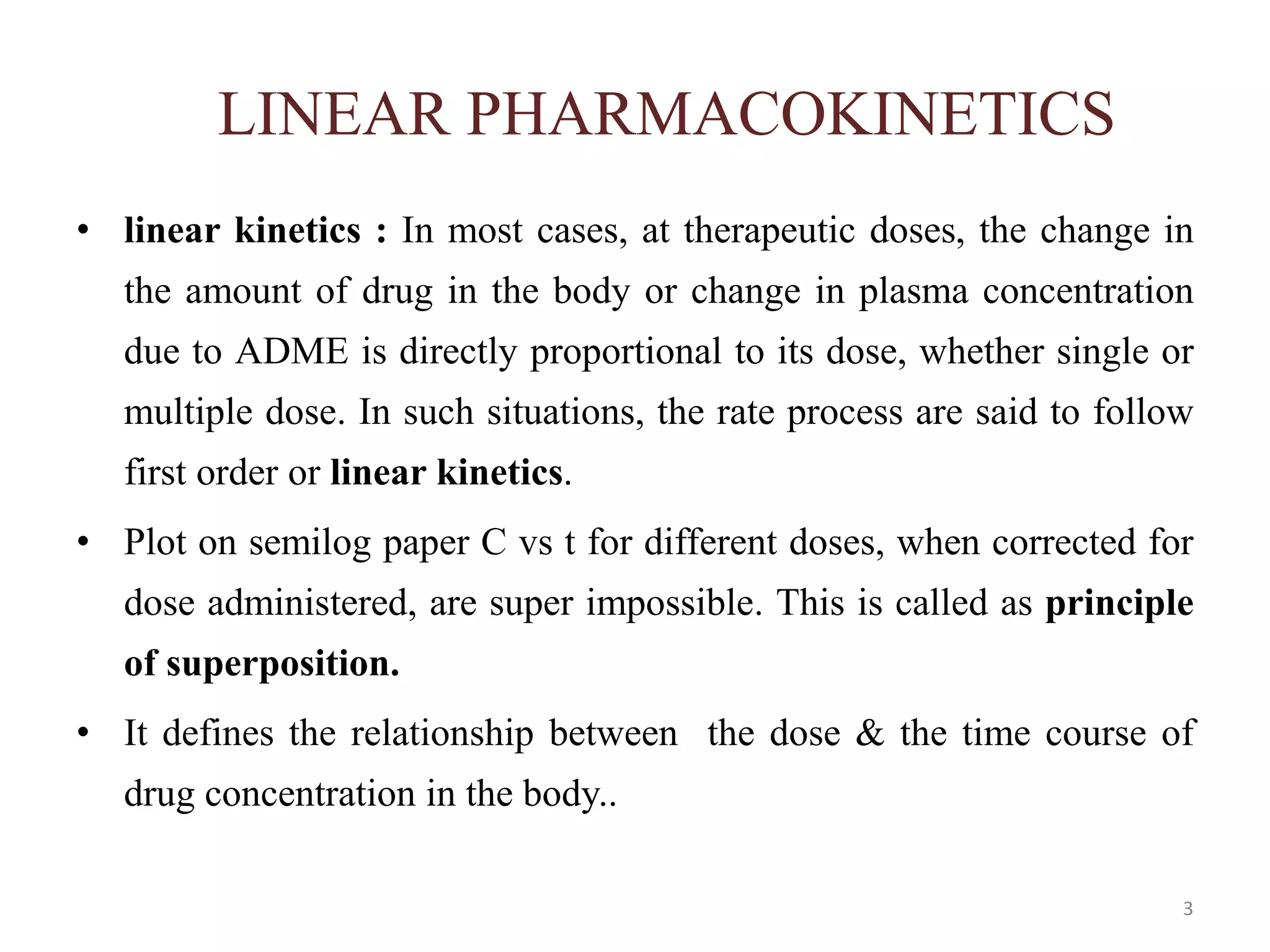 Non linear kinetics | PPT