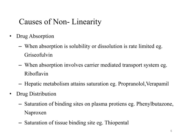 Non linear kinetics | PPT