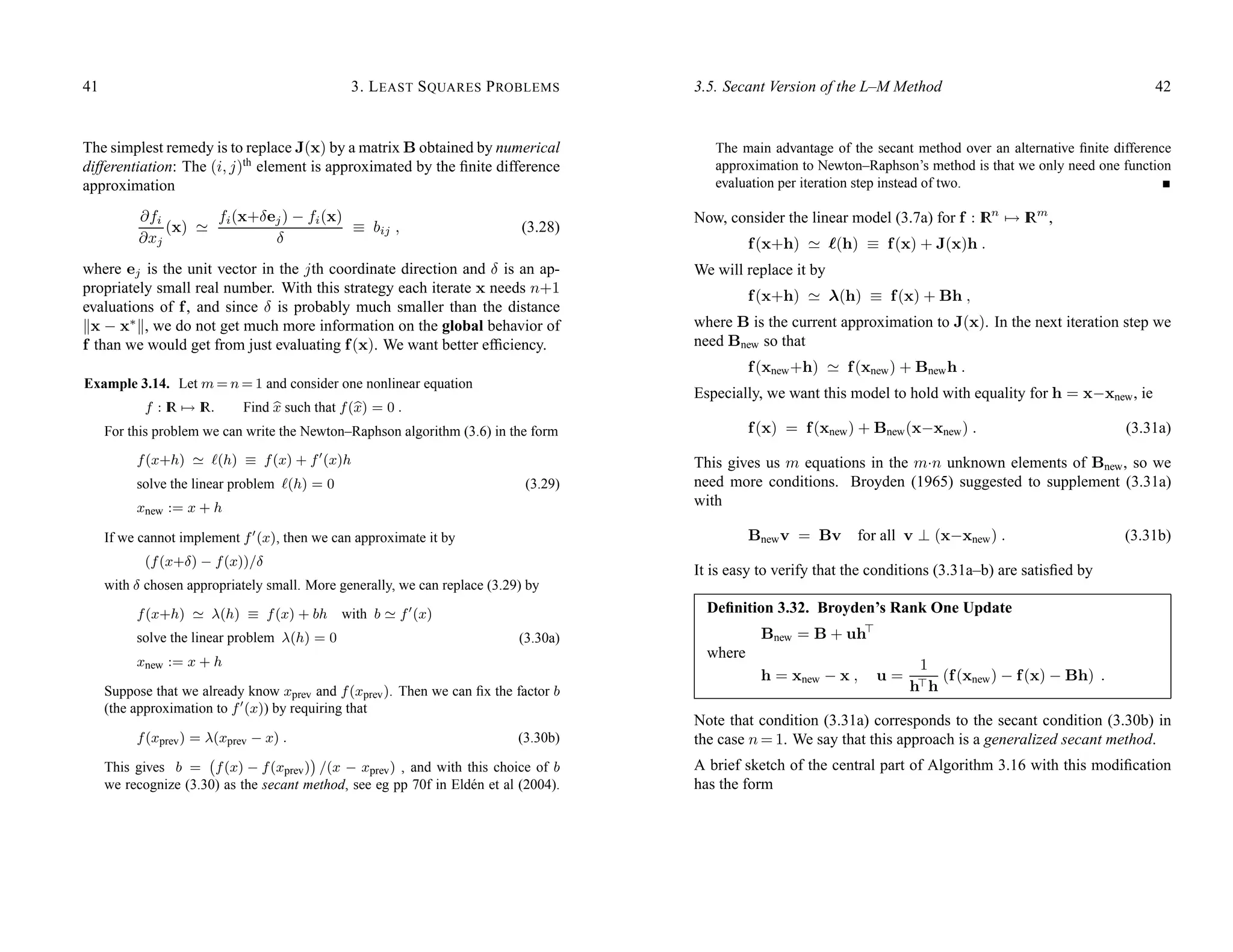 Methods for Non-Linear Least Squares Problems | PDF