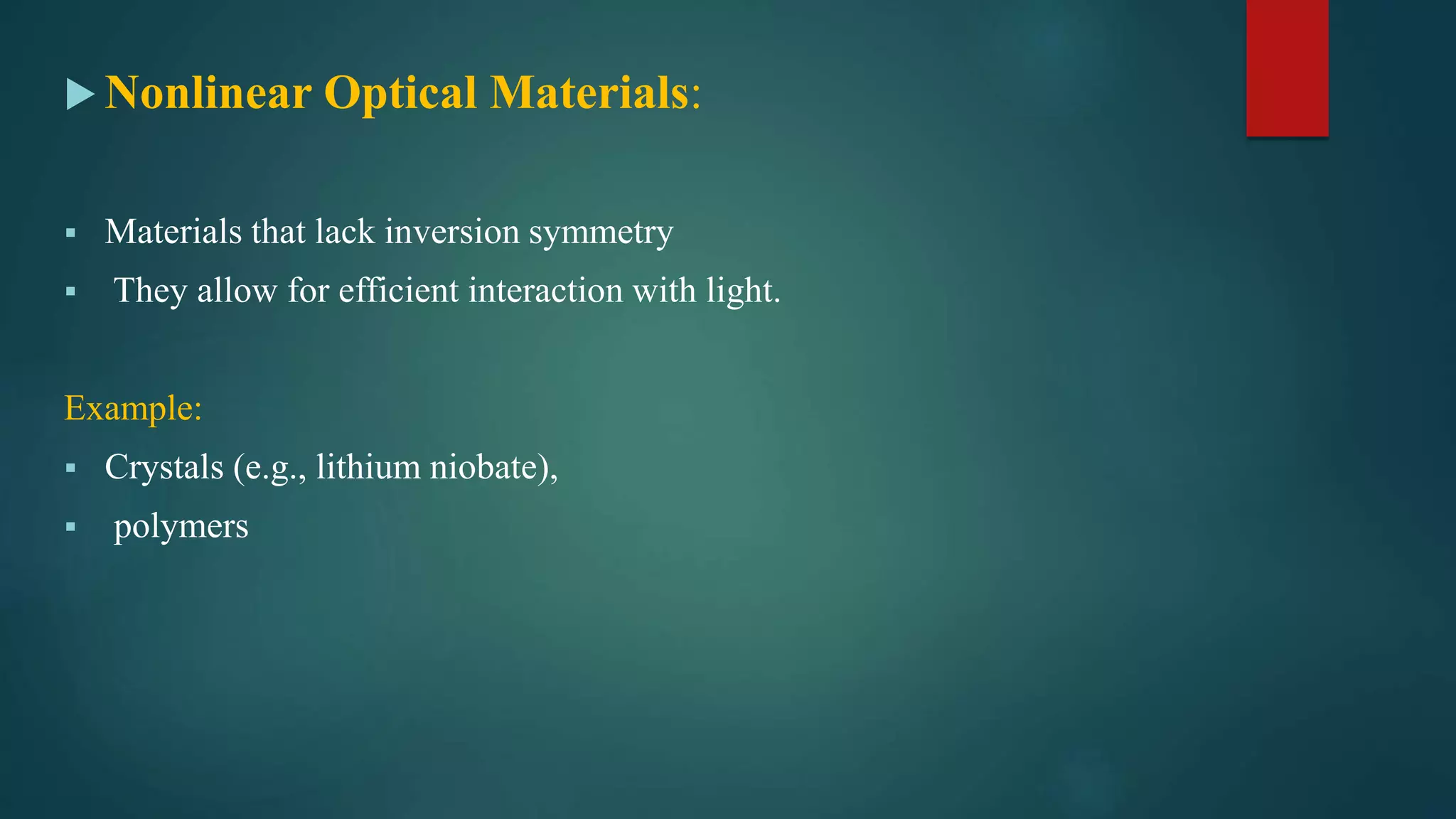 Non linear optics-1.pptx