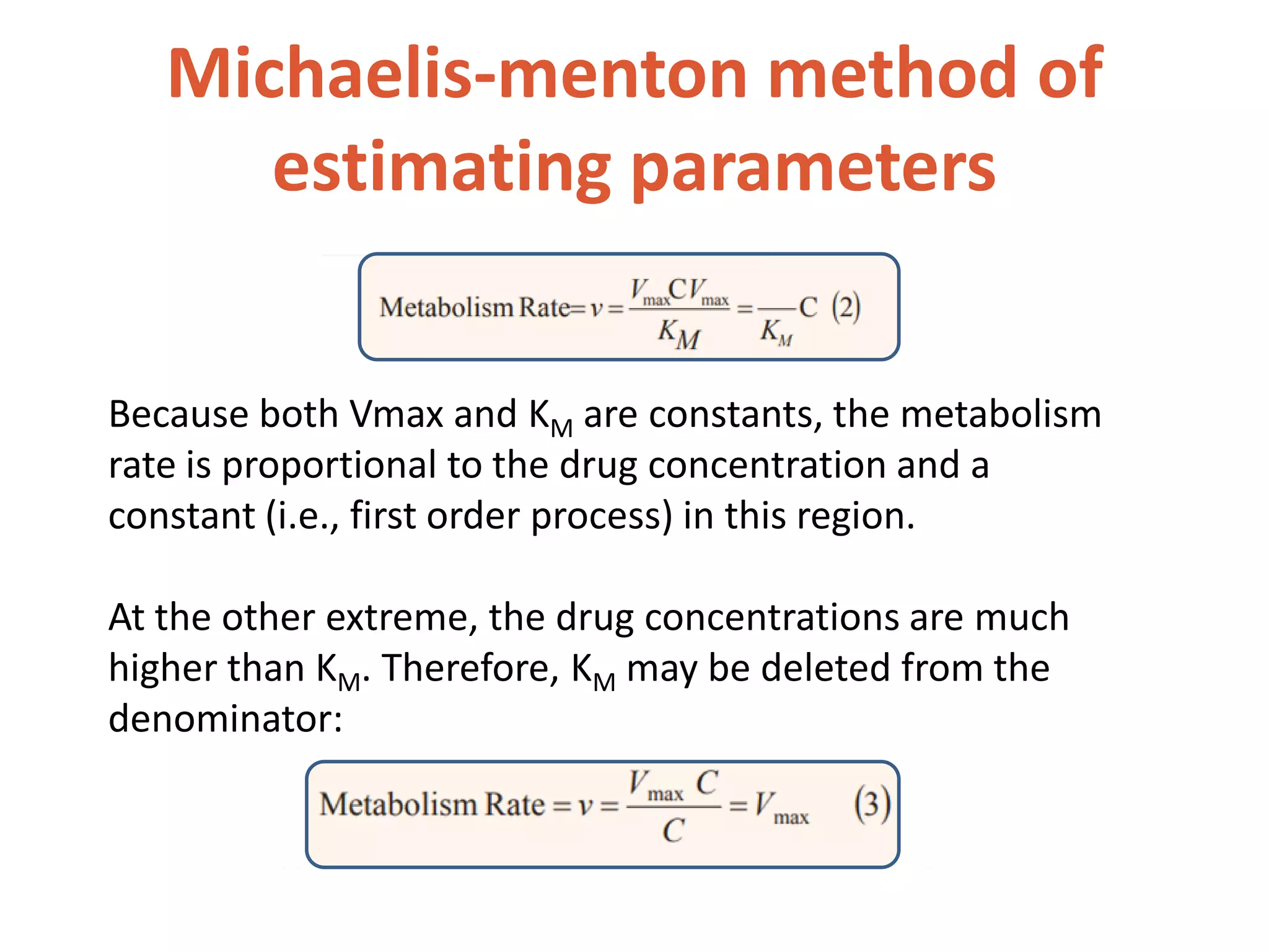 Nonlinear Pharmacokinetics | PDF