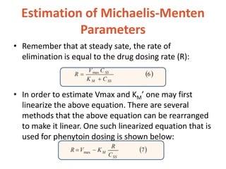 Nonlinear Pharmacokinetics | PDF
