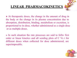 Non linear pharmacokinetics Unit-4.pptx. | PPTX