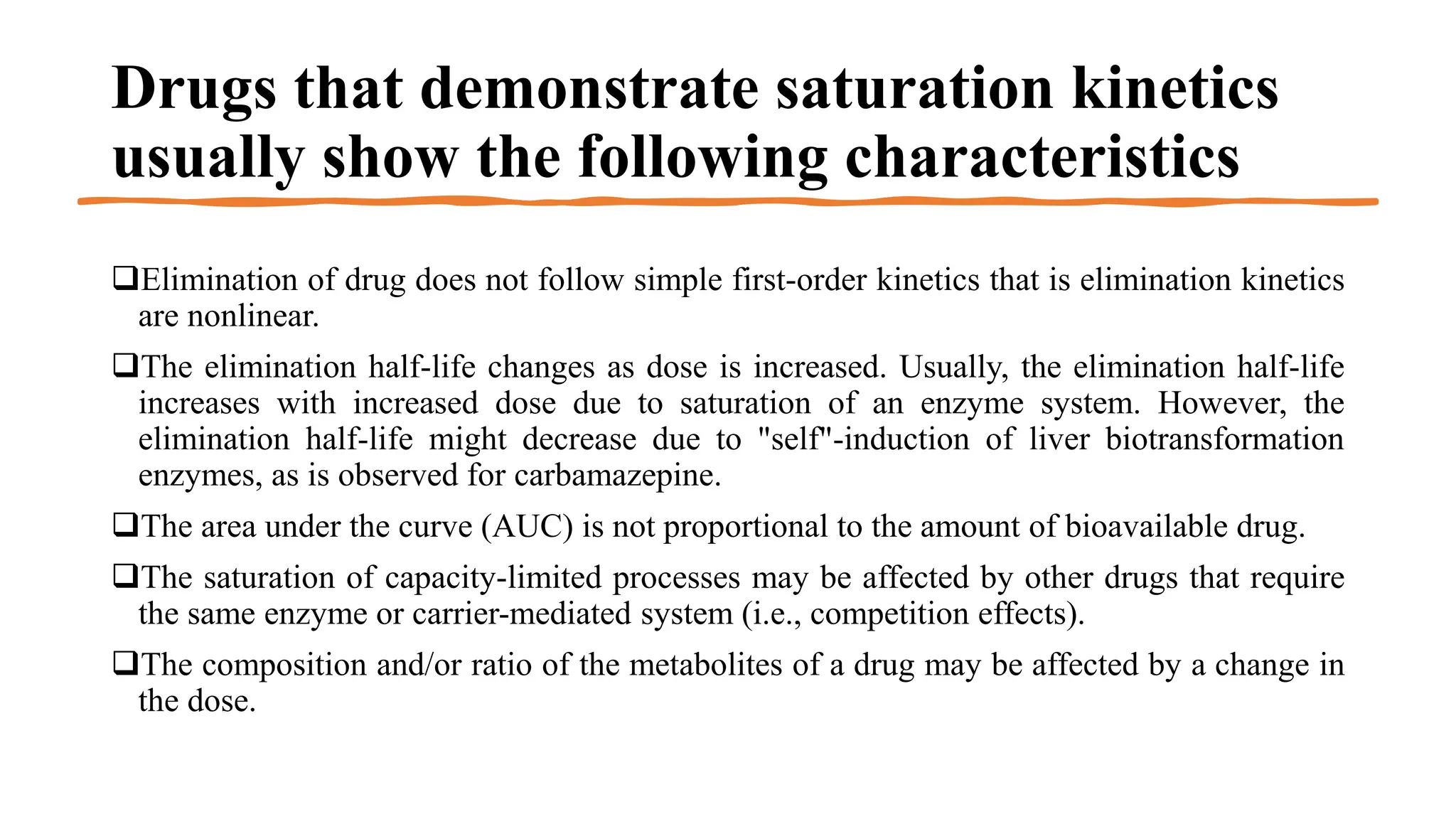 non linear pharmakokinetic causes of nonlinearity | PPTX