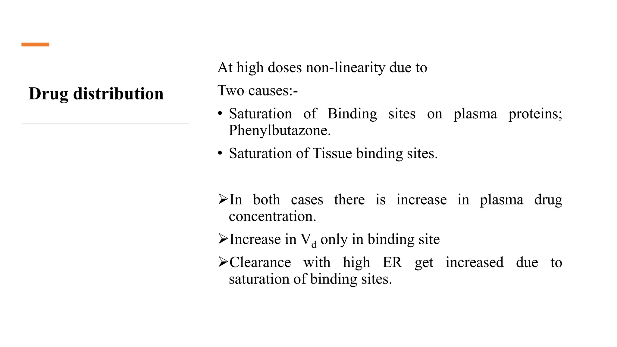 non linear pharmakokinetic causes of nonlinearity | PPTX