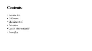 non linear pharmakokinetic causes of nonlinearity | PPTX