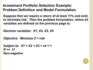 Nonlinear programming 2013 | PPTX
