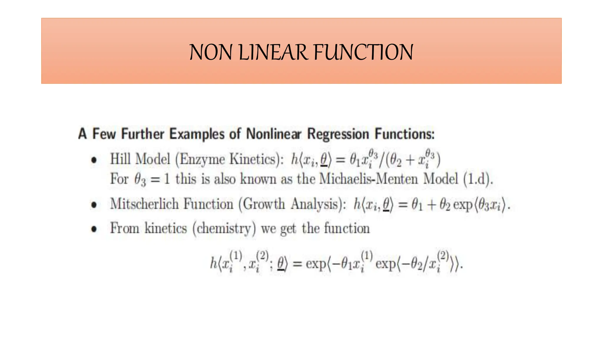 Non linear Regression free ppt statistics | PPTX