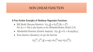 Non linear Regression free ppt statistics | PPTX