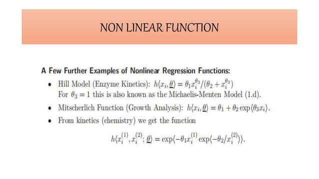Non linear Regression free ppt statistics | PPTX