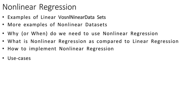 Nonlinear Regression in machine learning using python.pptx | Free Download Nonlinear Regression in machine learning using python.pptx | Free Download