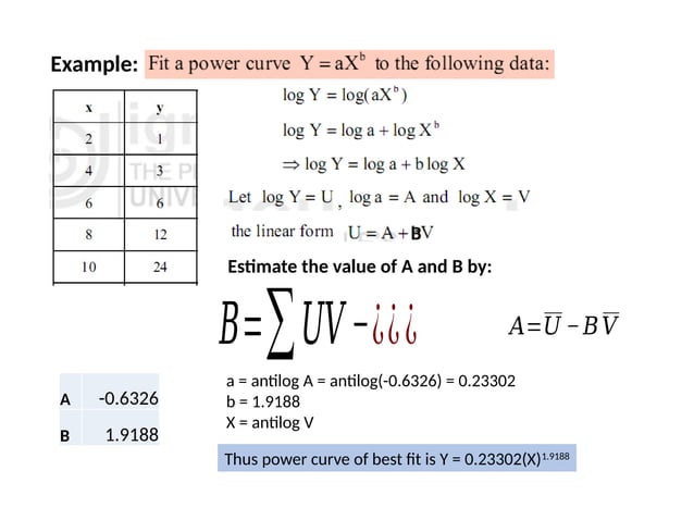 Basics of Non linear Regression analysis | PPT