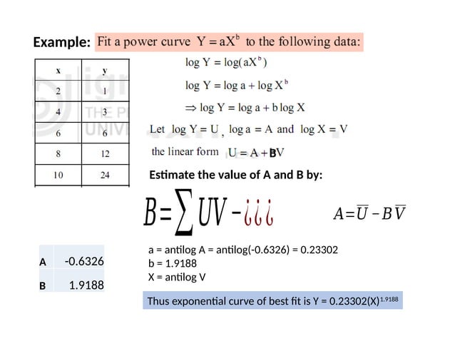 Non linear Regression for agriculture research | PPTX