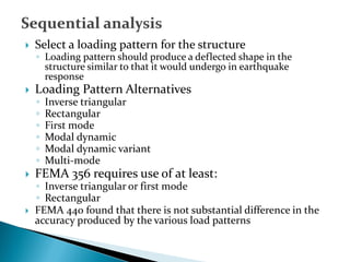 Non linear static pushover analysis | PDF